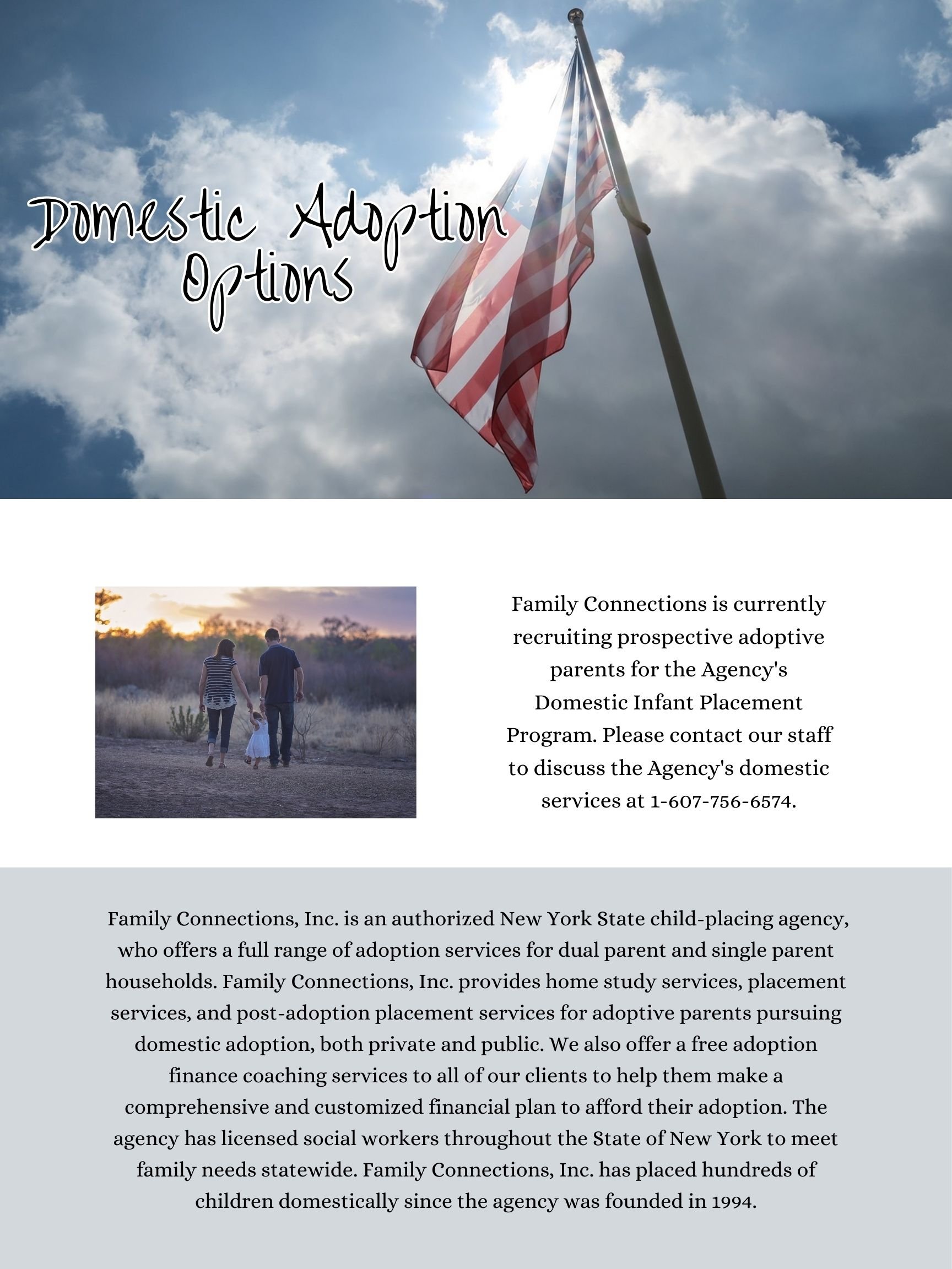 Domestic Adoptions | Family Connections